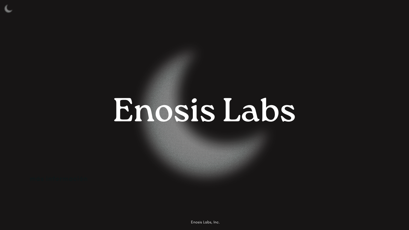 Enosis Labs - Intelligence, Reimagined. Control, Redefined.